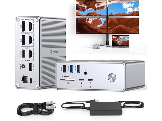 Click here for TobenONE Quad Monitor Docking Station with 4 HDMI... prices