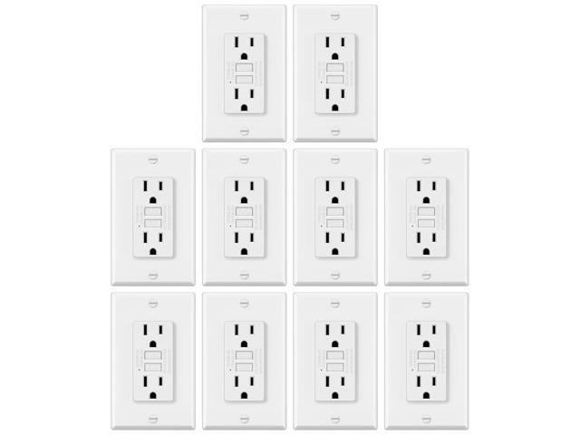 Click here for ELECTECK 10 Pack GFCI Outlets 15 Amp  Non-Tamper R... prices