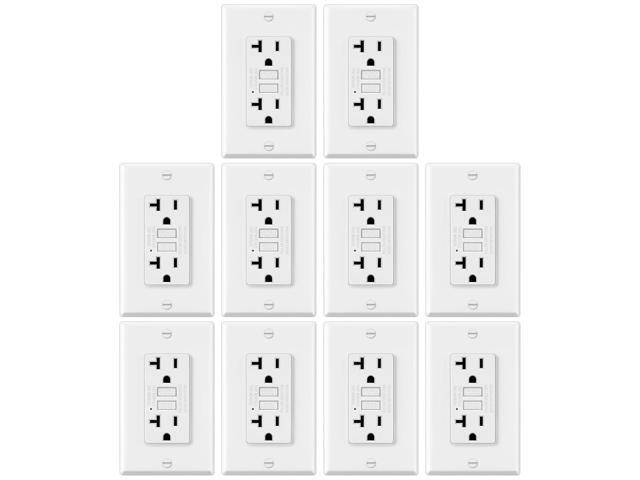 Click here for ELECTECK 10 Pack GFCI Outlets 20 Amp  Non-Tamper R... prices