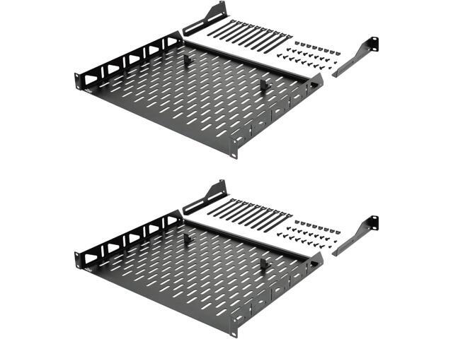 Click here for Tecmojo 1U Rack Shelf  14 inch Depth  Anti-Slip St... prices