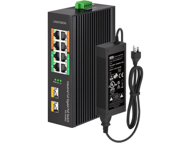 Click here for LINOVISION Industrial 8-Port Full Gigabit POE++ Sw... prices