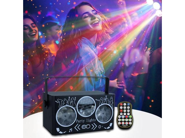 Click here for BAKOD Kaleidoscope Gobo LED Party Light Sound Acti... prices