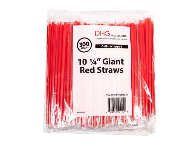 Click here for 10-1/4 Inch Plastic Drinking Straw 7.5mm Wide Red... prices