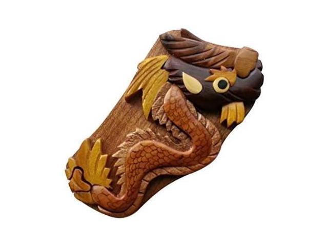 Click here for Dragon  Handmade Wooden Puzzle Box with Secret Com... prices