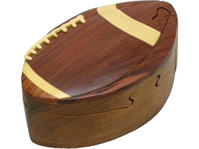 Click here for Football - All Natural Wood Intarsia Puzzle Box -... prices