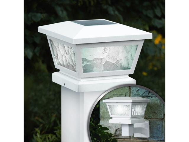 Click here for Classy Caps 5X5/4X4/3.5X3.5 White Fairmont Solar P... prices