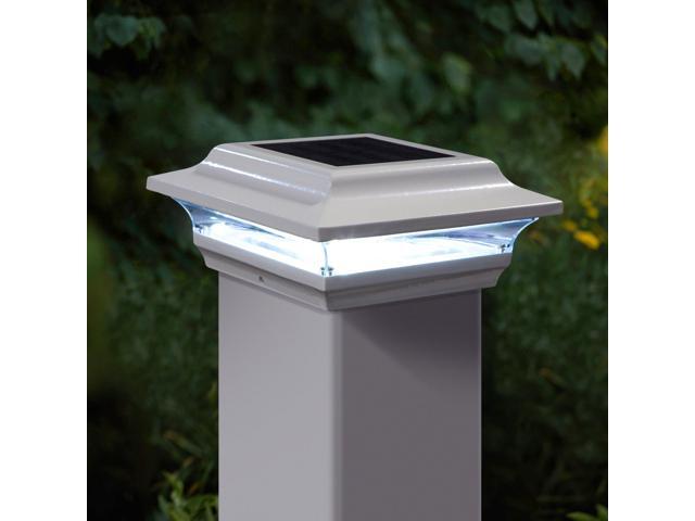 Click here for Classy Caps 4X4 White Aluminum Imperial Solar Post... prices