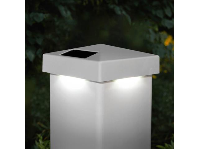 Click here for Classy Caps 5X5 White PVC Pyramid Solar Post Cap -... prices