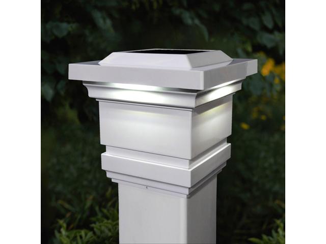 Click here for Classy Caps 4X4 White PVC Classy Solar Post Cap -... prices