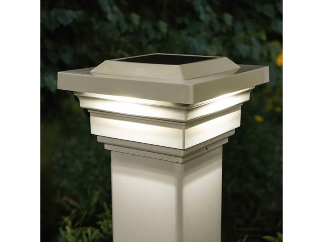 Click here for Classy Caps 4X4 Tan PVC Regal Solar Post Cap - 2 P... prices