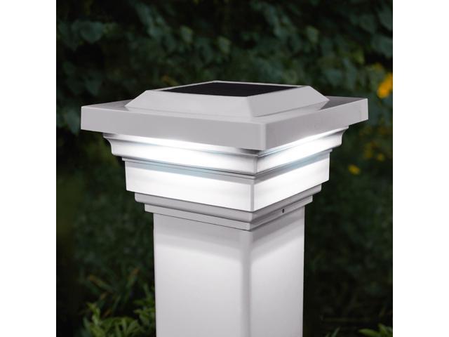 Click here for Classy Caps 4X4 White PVC Regal Solar Post Cap - 2... prices