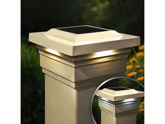 Click here for Classy Caps 5X5 Tan PVC Majestic Solar Post Cap -... prices