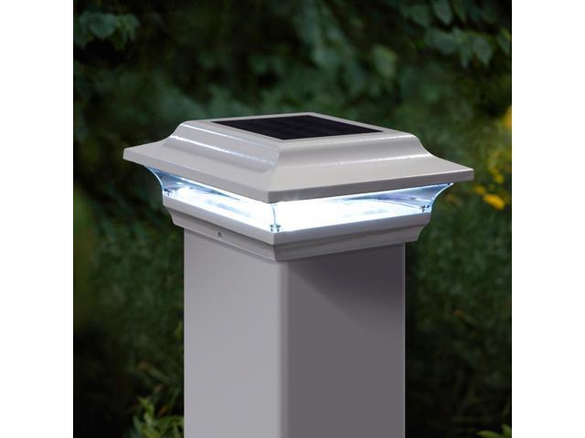 Click here for Classy Caps 4X4 White Aluminum Imperial Solar Post... prices