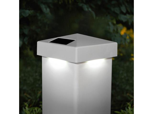 Click here for Classy Caps 4X4 White PVC Pyramid Solar Post Cap prices