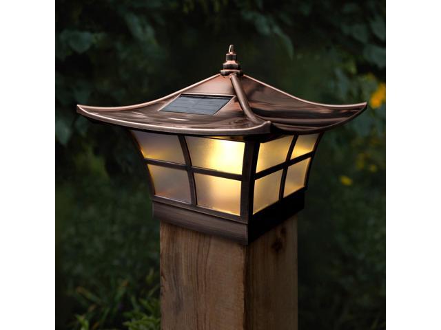 Click here for Classy Caps 4X4 Copper Plated Ambience Solar Post... prices