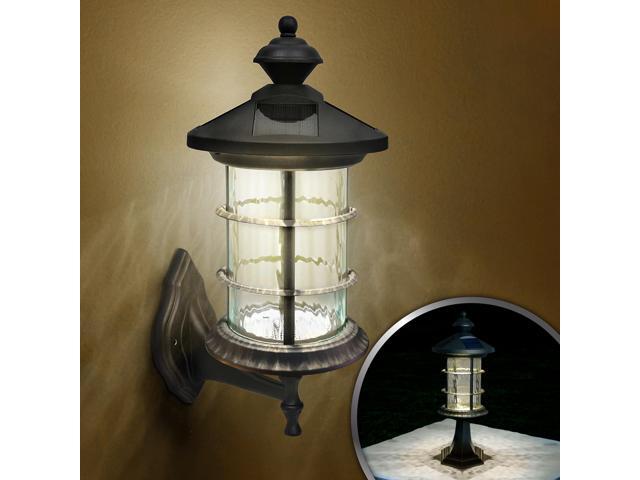 Click here for Classy Caps Black Aluminum Hampton Solar Lamp prices