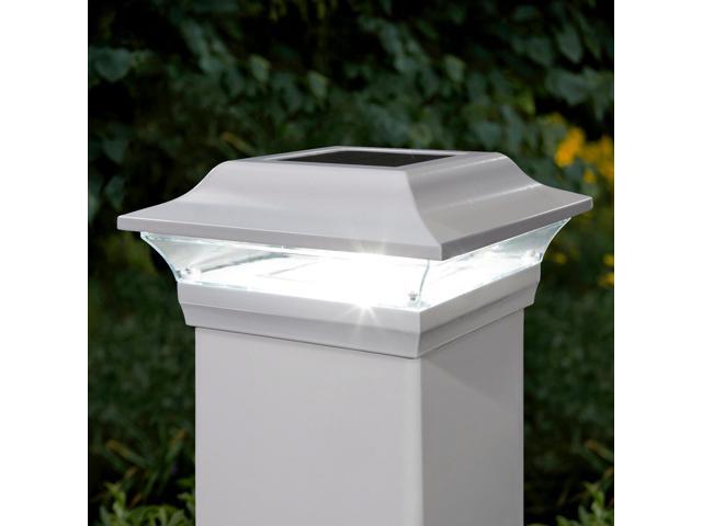 Click here for Classy Caps 5X5 White Aluminum Imperial Solar Post... prices