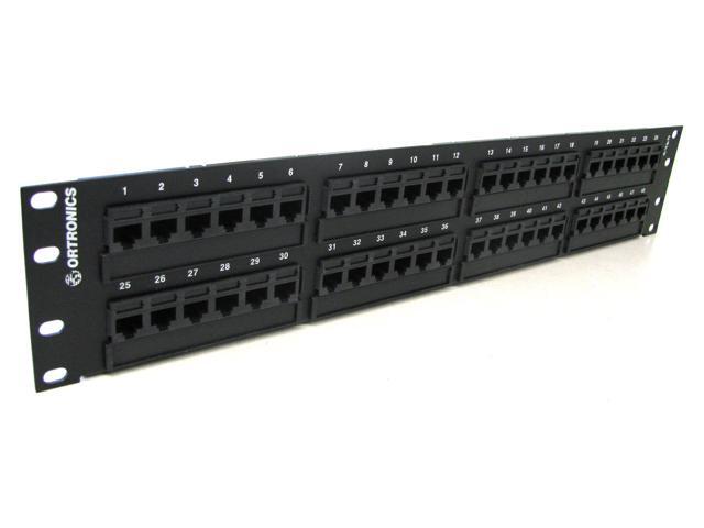 Click here for SP6U48 ORTRONICS 48 PORT PATCH PANEL CAT6 prices