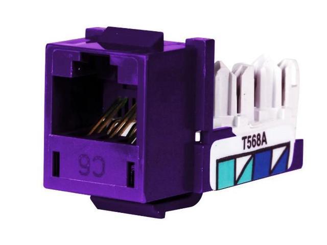 Click here for Hubbell HXJ6P24 XCelerator Universal Wired Cat6 Ja... prices