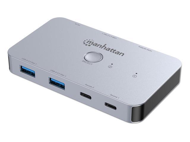 Click here for Manhattan 2-Port HDMI USB-C KVM Switch 4K@60Hz  Po... prices