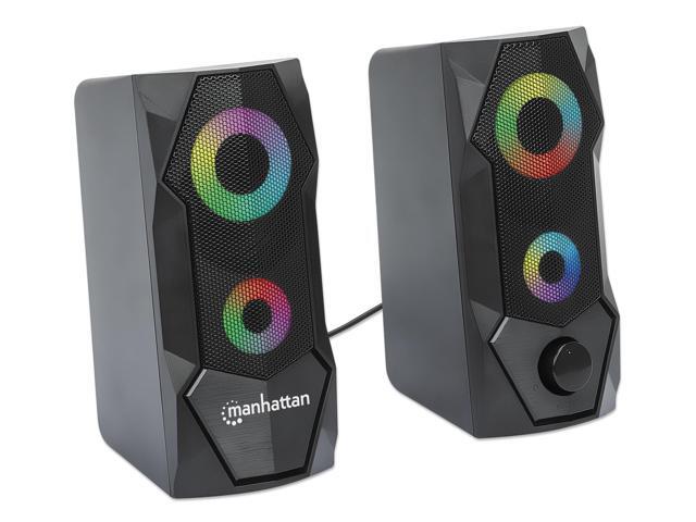 Click here for Manhattan RGB LED Desktop Stereo Speakers - Powerf... prices