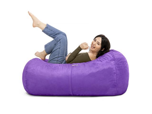 Click here for Jaxx 4 ft Lounger Bean Bag  Grape prices