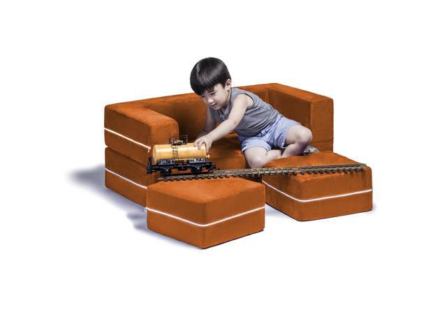 Click here for Jaxx Zipline Modular Kids Loveseat & Ottomans  Man... prices