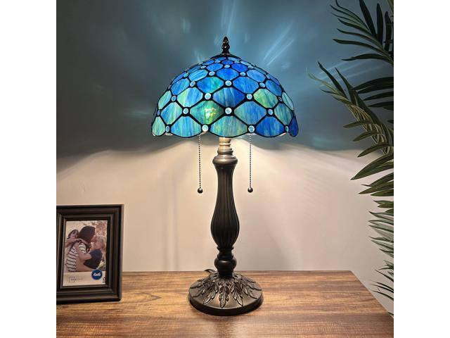 Click here for ENJOY DECOR LAMPS Tiffany Style Table Lamp Blue Gr... prices