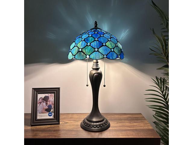 Click here for ENJOY DECOR LAMPS Tiffany Style Table Lamp Blue Gr... prices