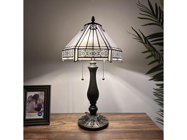 Click here for ENJOY DECOR LAMPS Tiffany Style Table Lamp White H... prices