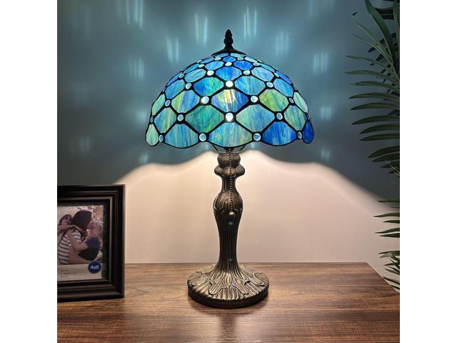 Click here for ENJOY DECOR LAMPS Tiffany Style Table Lamp Blue Gr... prices