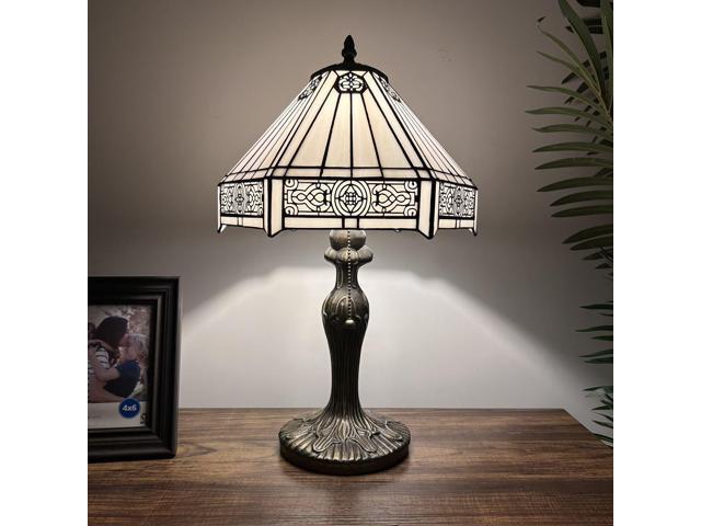 Click here for ENJOY DECOR LAMPS Tiffany Style Table Lamp White H... prices