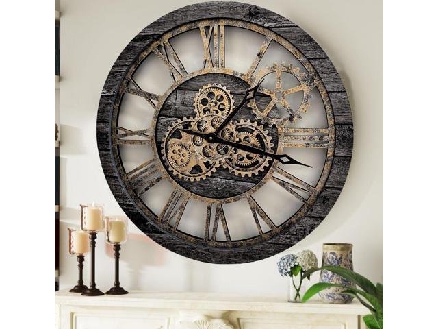 Click here for The Gears Clock 24 Inch Real Moving Gear Wall Cloc... prices