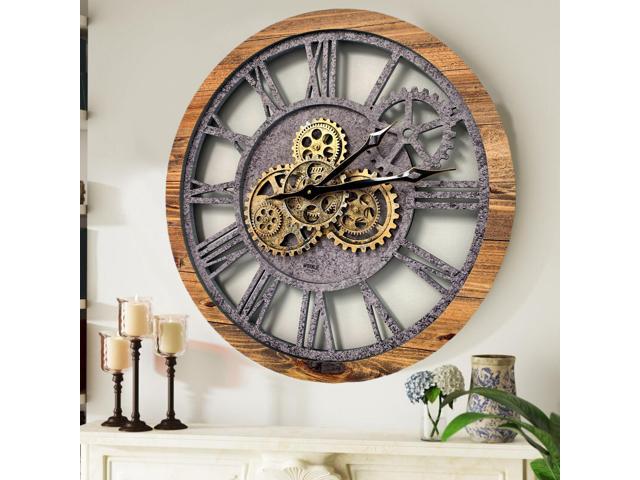 Click here for The Gears Clock 24 Inch Real Moving Gear Wall Cloc... prices