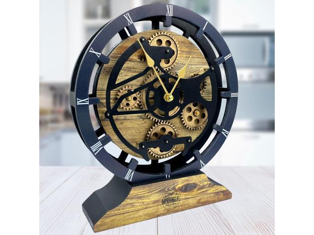 Click here for The Gears Clock Desk Clock 10 Inches With Real Mov... prices