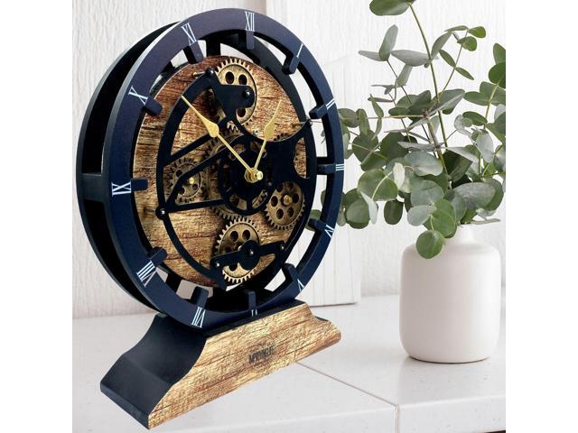 Click here for The Gears Clock Desk Clock 10 Inches With Real Mov... prices