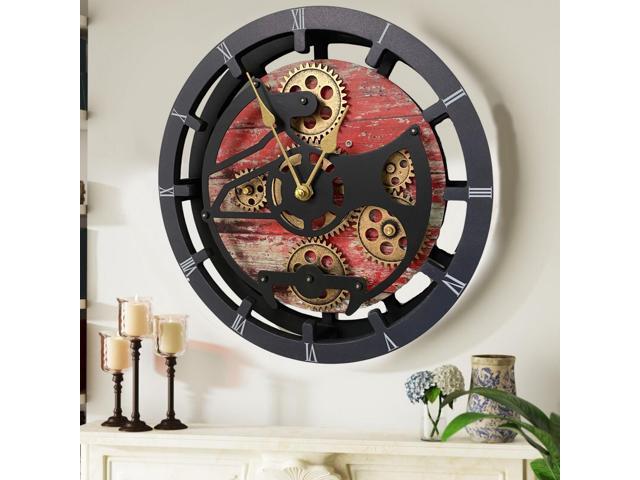 Click here for The Gears Clock 16 inches Wall Clock With Real Mov... prices