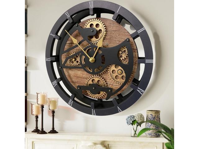 Click here for The Gears Clock 16 inches Wall Clock With Real Mov... prices