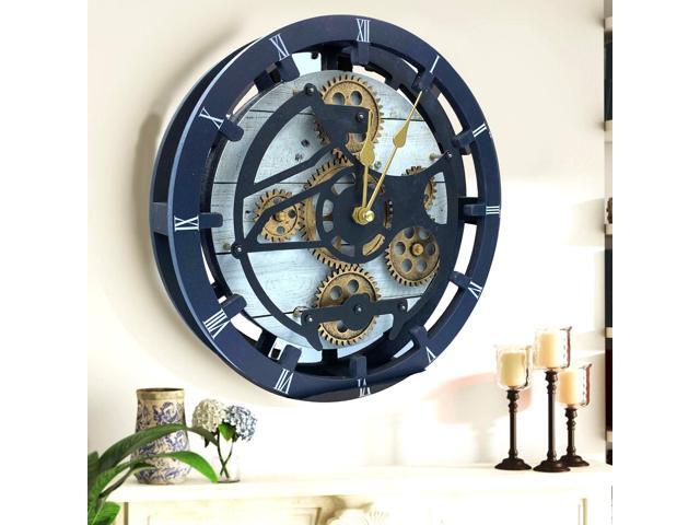 Click here for The Gears Clock 16 inches Wall Clock With Real Mov... prices