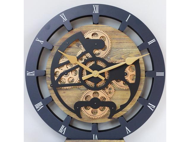 Click here for The Gears Clock 16 inches Wall Clock With Real Mov... prices