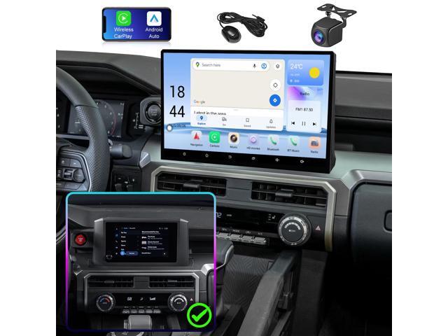 KSPIV 15 Inch Car Stereo Radio for Toyota Tacoma 4Runner 2024 2025 Android Head Unit with Wilrless CarPlay Android Auto HD IPS Screen DSP 8G+128GB