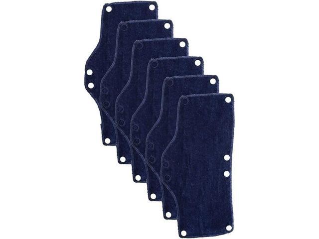 Click here for G & F Terry Topper Cotton Blue Solid Print Snap-on... prices