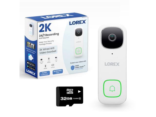 Click here for Lorex 2K Wired WiFi Smart Video Doorbell Camera w/... prices