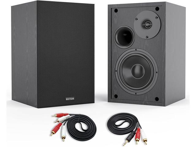Click here for BESTISAN 4 Inch Powered Bookshelf Speakers with De... prices