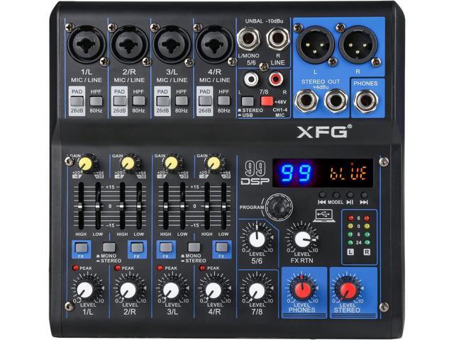 Click here for Dj Mixers 8 Channel Audio Mixer Sound Board with B... prices