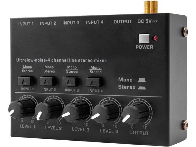 Click here for Btuty Ultra Low Noise 4 Channel Line Stereo Mixer... prices
