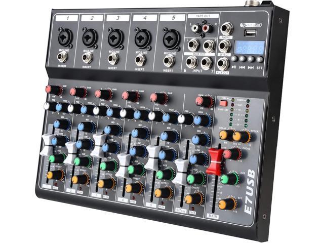 Click here for Dj Mixers 7 Channel Audio Mixer Sound Board with B... prices