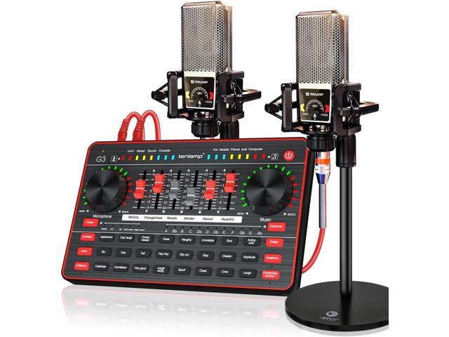 Click here for Audio Mixer with Sound Card  tenlamp Two 3.5mm Stu... prices