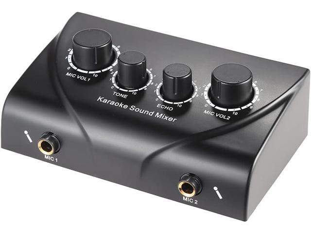 Click here for Btuty Karaoke Sound Mixer Dual Mic Inputs Audio Mi... prices