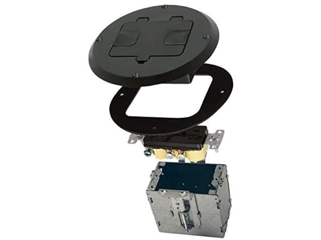 Click here for RACO 6239BK Floor Kit with Recessed Duplex 15A TR... prices